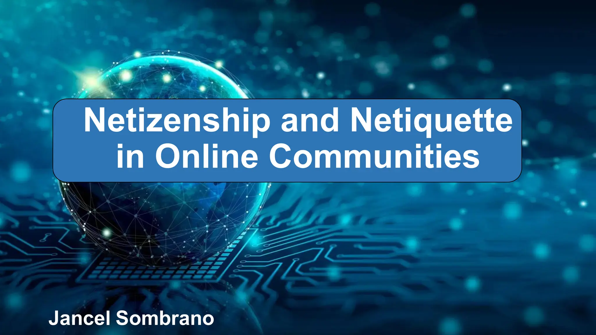 Netizenship and Netiquette in Online Communities | PDF