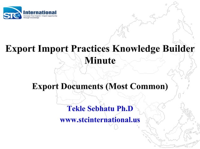 Export documents | PDF