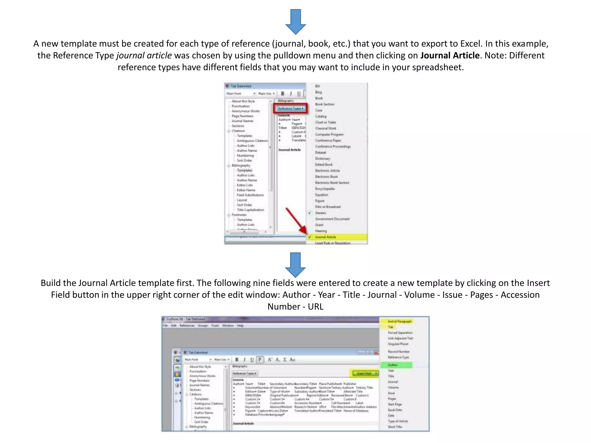 Export endnote library to excel | PPT