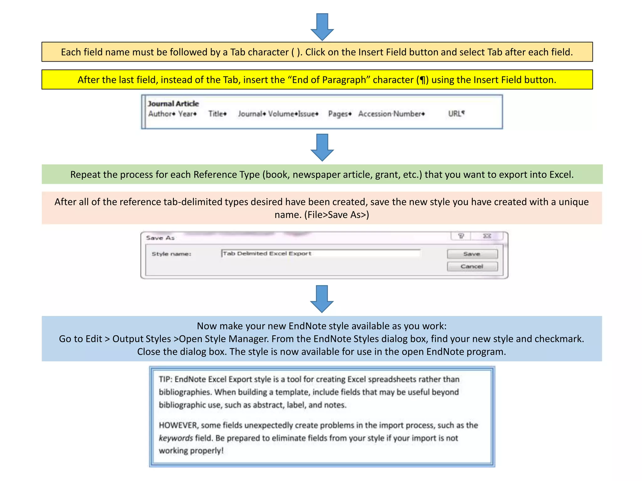 Export endnote library to excel | PPT