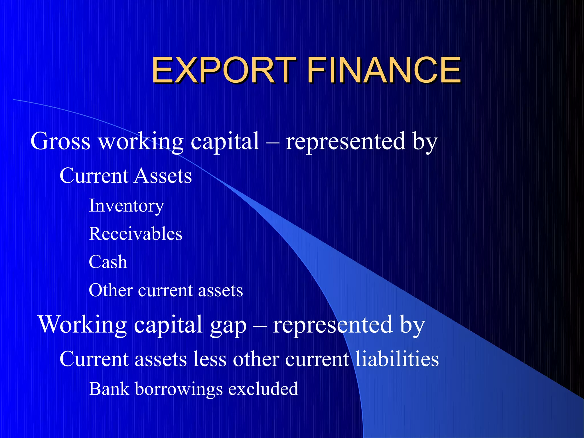 Export finance | PPT