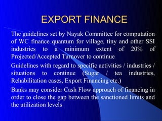 Export finance | PPT | Stocks and Bonds | Personal Investing