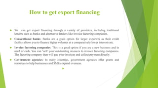 UNIT-1- Introduction to Export credit finance | PPTX