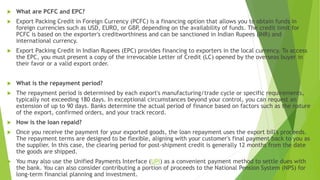 UNIT-1- Introduction to Export credit finance | PPTX