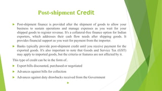 UNIT-1- Introduction to Export credit finance | PPTX