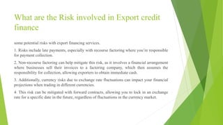 UNIT-1- Introduction to Export credit finance | PPTX