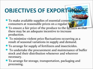 Export house | PPT