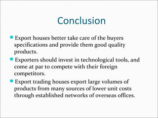 Export house | PPT