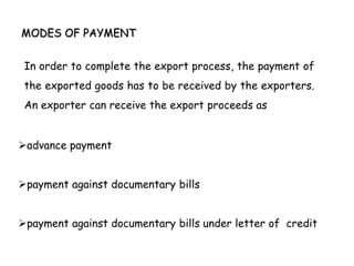 Export & import | PDF