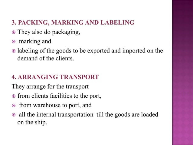 role of clearing and forwarding agent- export import documentation ...