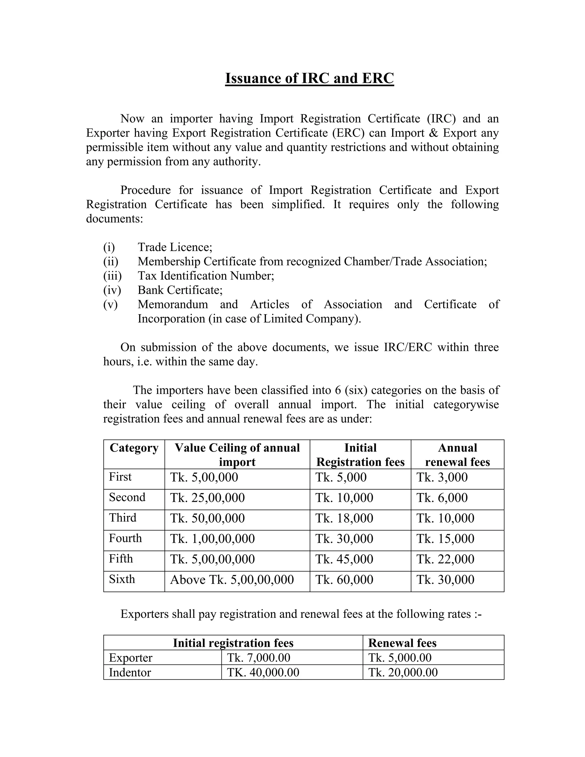 Export & import certificate process in Bangladesh | PDF