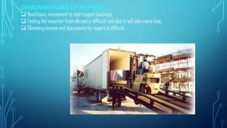 Export import foreign trade | PDF