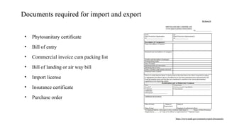 EXPORT IMPORT PROCEDURE FOR AGRICULTURE COMMODITIES | PPTX