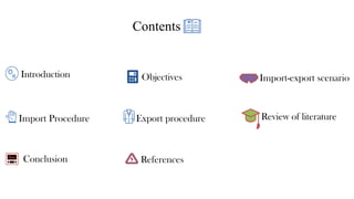 EXPORT IMPORT PROCEDURE FOR AGRICULTURE COMMODITIES | PPTX
