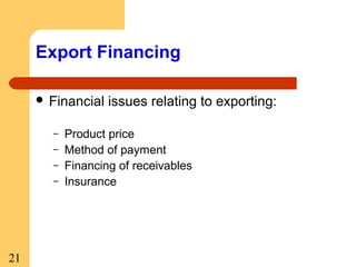 Export & import strategy14 | PPT