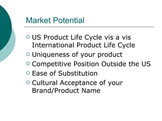 EXPORTING GUIDE US Export Assistance Center | PPT