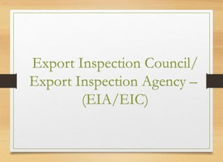 Export inspection | PPTX