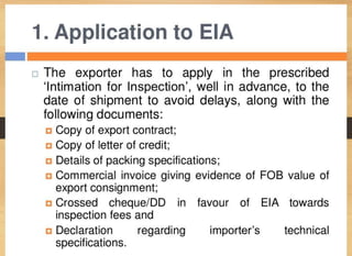 Export inspection | PPTX