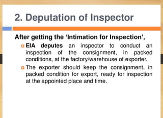 Export inspection | PPTX