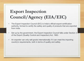 Export inspection | PPTX