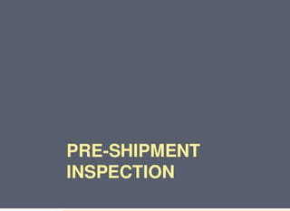 Export inspection | PPTX