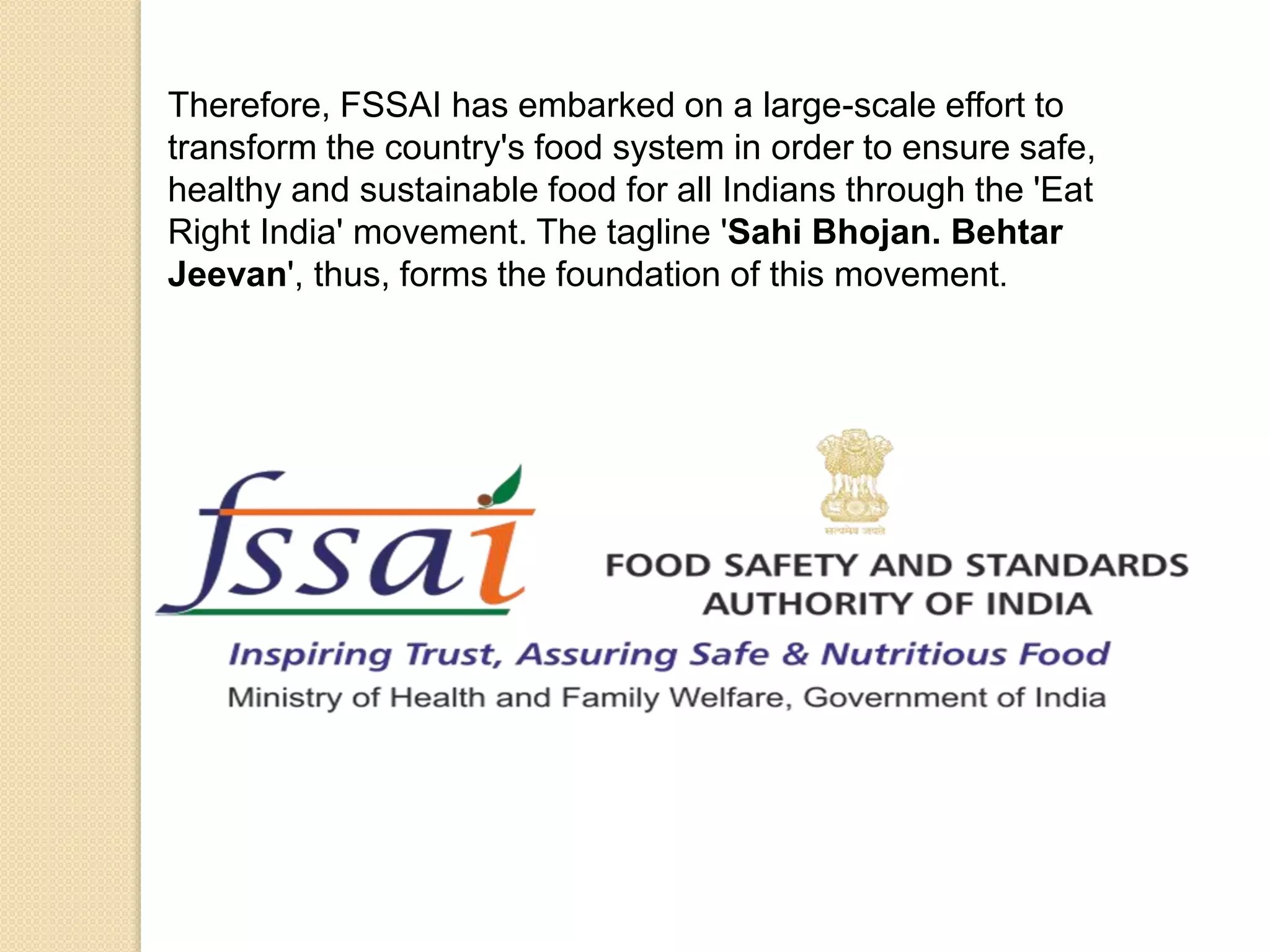 Export Inspection Council And FSSAI | PPTX