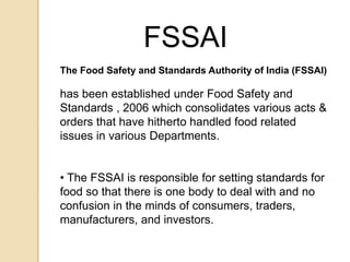 Export Inspection Council And FSSAI | PPTX