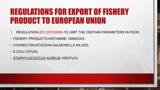 Export Inspection Council(EIC) It helps to find a set of rules and regulation for export | PPTX