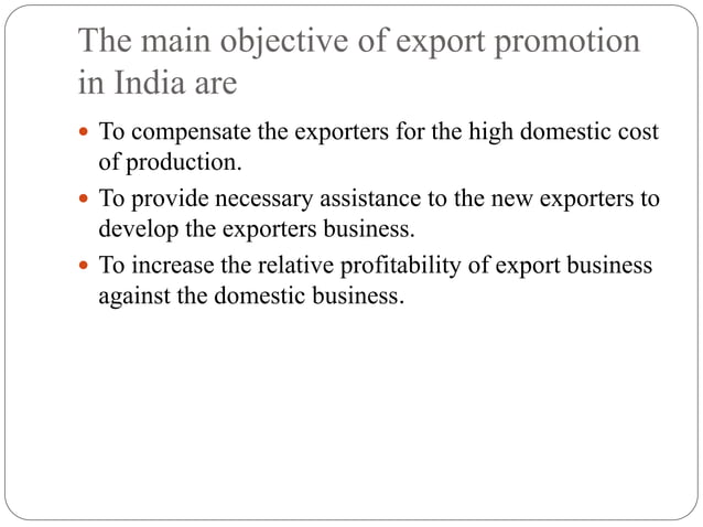 Export management- BBA | PPTX