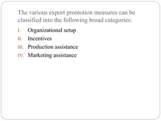 Export management- BBA | PPTX