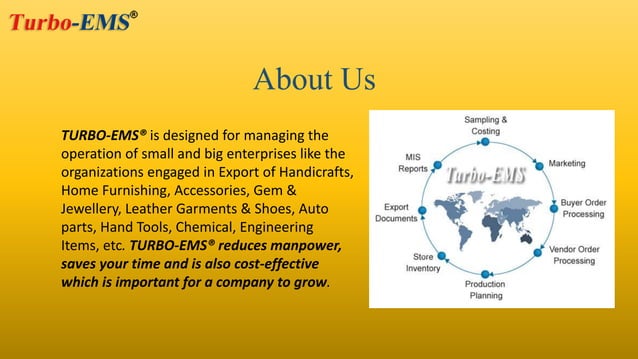 Export management system software | PPT