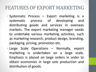 EXPORT MARKETING .pptx