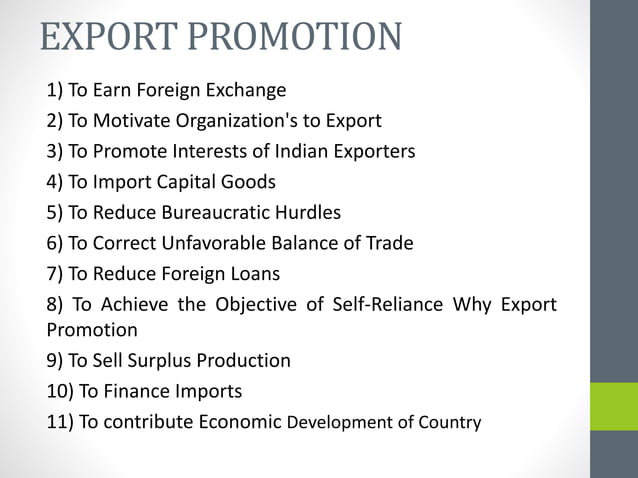 EXPORT MARKETING .pptx | Large Business | Business