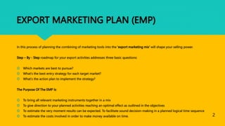 EXPORT MARKET PLAN.pptx