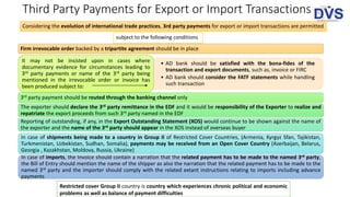 Export of Goods, Services and Currencies: FEMA Perspective | PPTX