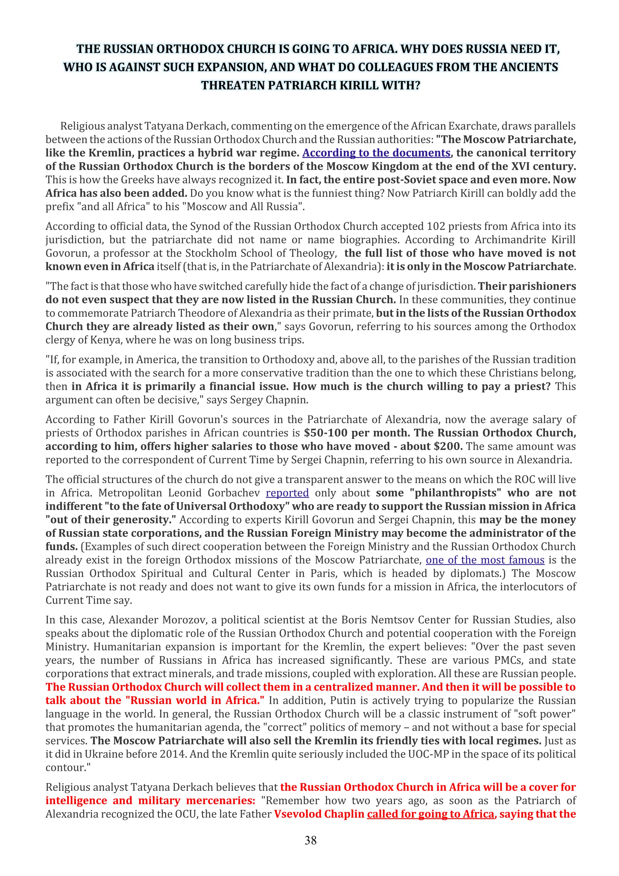 OSINT Russian weapons - church - analytical report | PDF