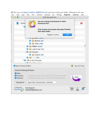 Export OLM Files | PDF
