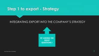 Export operations : How to identify markets | PDF