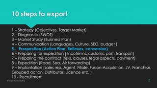 Export operations Prospection | PDF