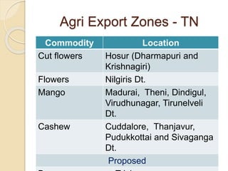 Export opportunities for agro based products | PPTX