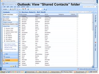 Export outlook contacts distribution list to excel | PPT