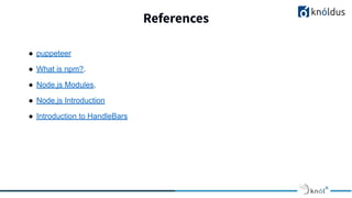 Export pdf with puppeteer | PPT