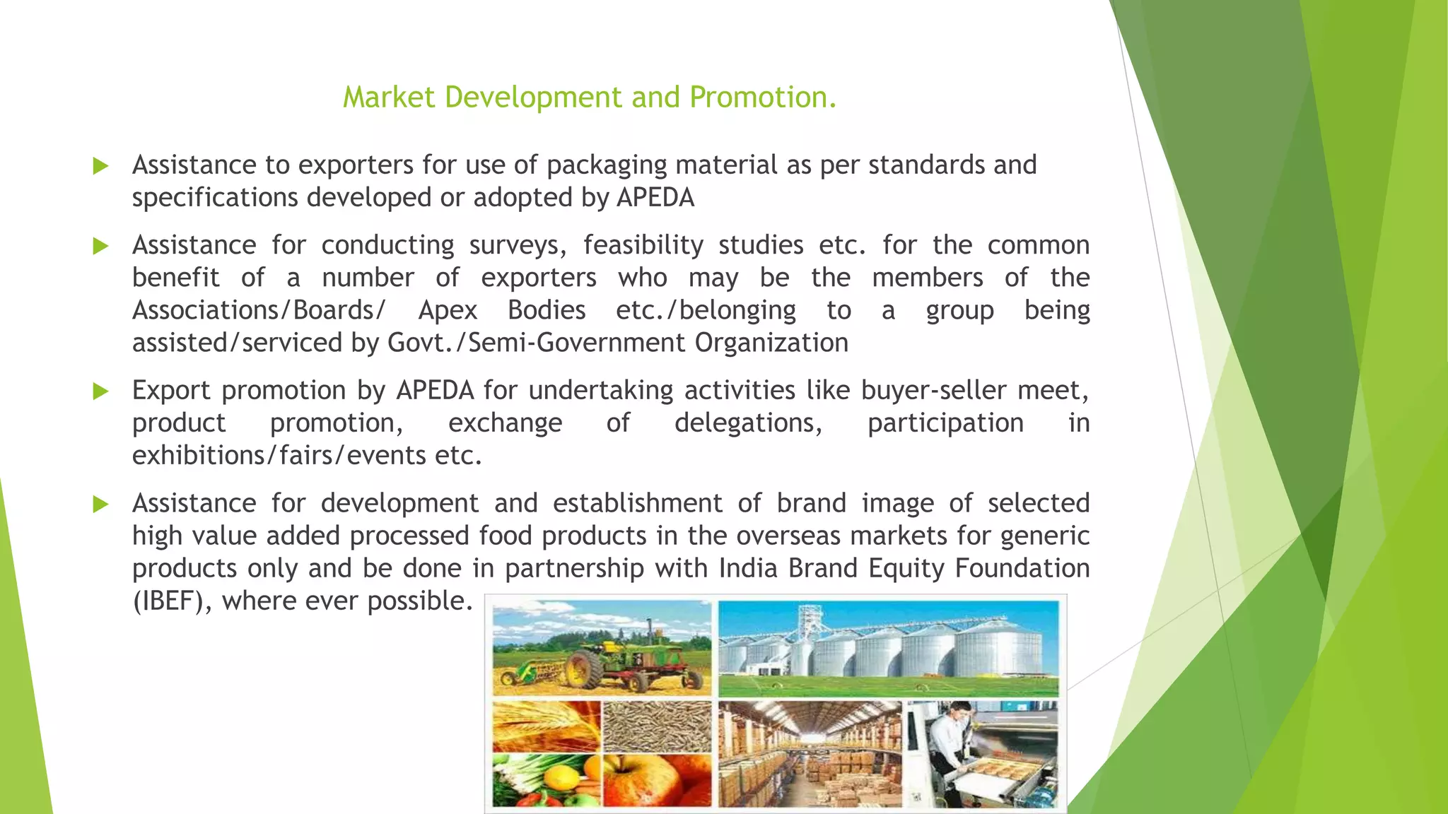 Export potentialities of agro & food products india | PPT