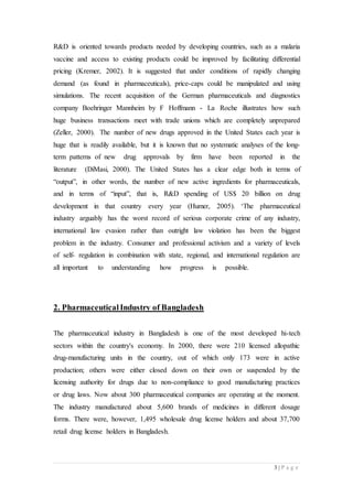 Export potentiality of pharmaceutical goods in bangladesh | DOCX