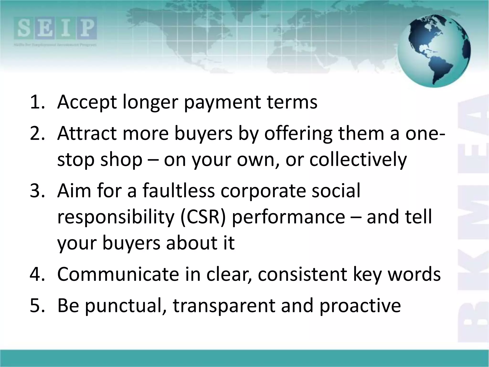 Export Potential Map | PPTX