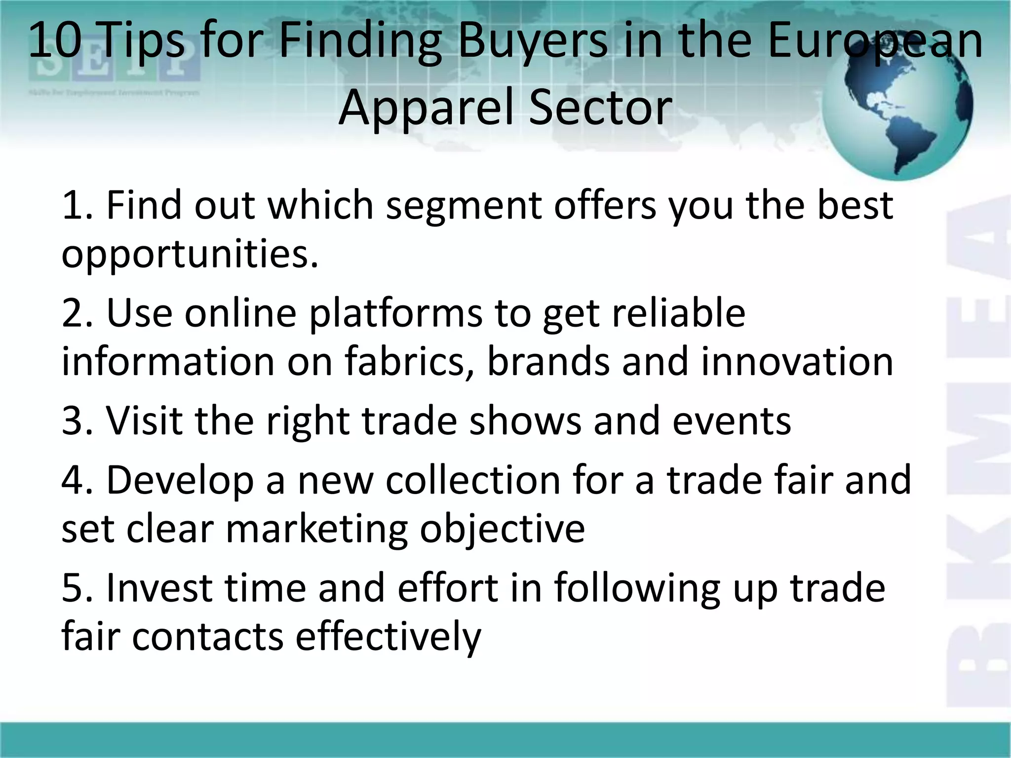 Export Potential Map | PPTX