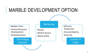 Export potential of marble industry | PPTX