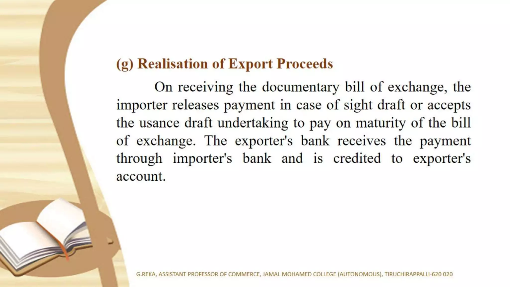Stages in export procedure | PPTX