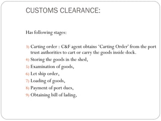 Export procedure | PPT