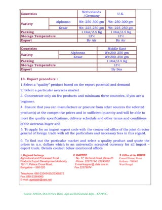 Export procedure | PDF | Commodities | Economy